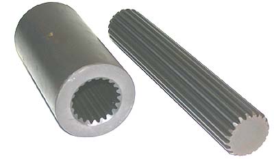 Splined Shafting & Coupling Sleeves - Bare Co New Zealand